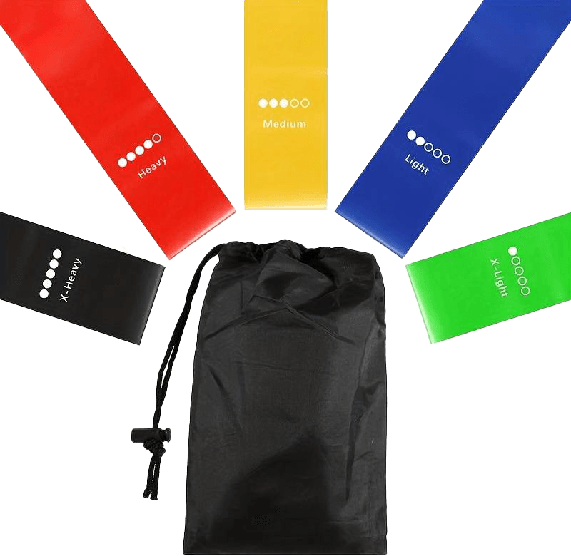 Mini Weerstandsbanden 4-18kg | Gratis Opbergtas